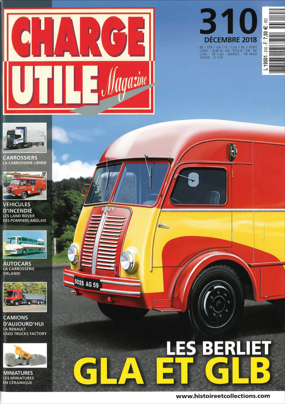 Charge Utile n° 310 de décembre 2018 - Magazine Charge utile