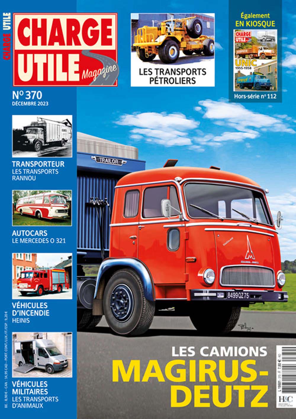 Charge Utile n° 370 de décembre 2023 - Magazine Charge utile - Anciens numéros
