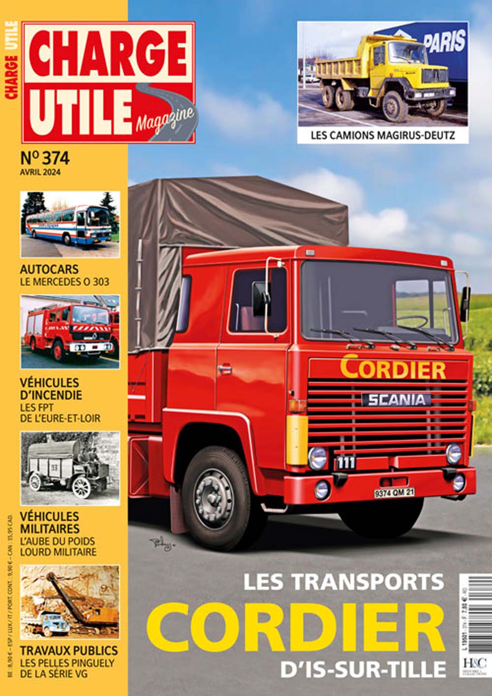 Charge Utile n° 374 d'avril 2024 - Magazine Charge utile