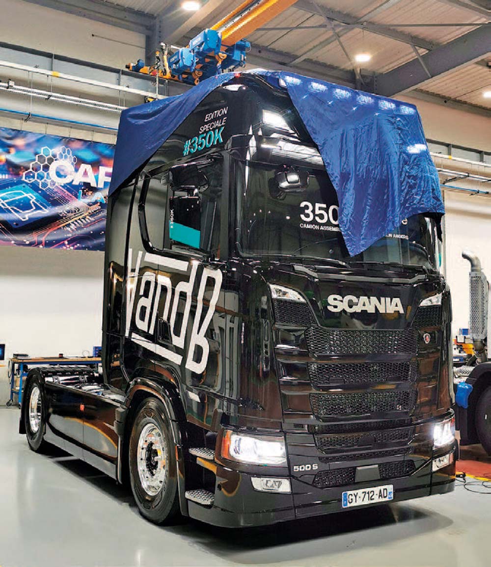 Le 350 000e Scania est sorti d'Angers - Magazine Charge utile